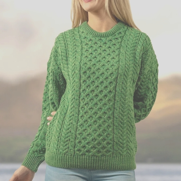 carraig donn | Sweaters | Carraig Donn Irish 0 Merino Wool Fisherman ...
